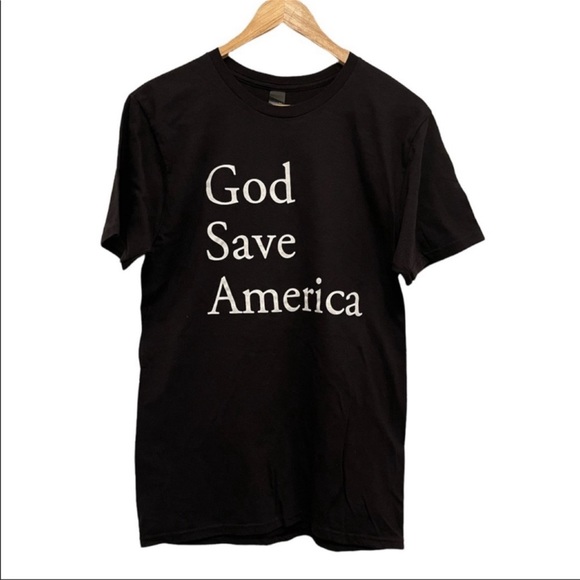 Hanes | Tops | Unisex Adult God Save America Short Sleeve Ss Tshirt Tee ...